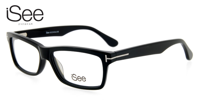 Isee 015 Black Eyeglass Frames | Camilia