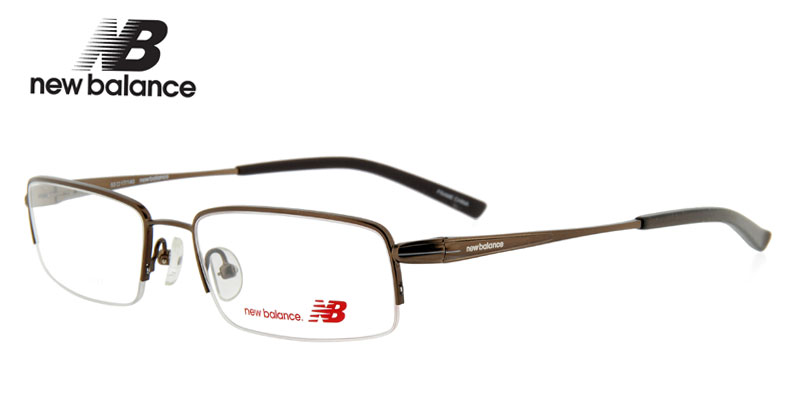 New Balance 402 Brown Designer Prescription Glasses | Tekshare