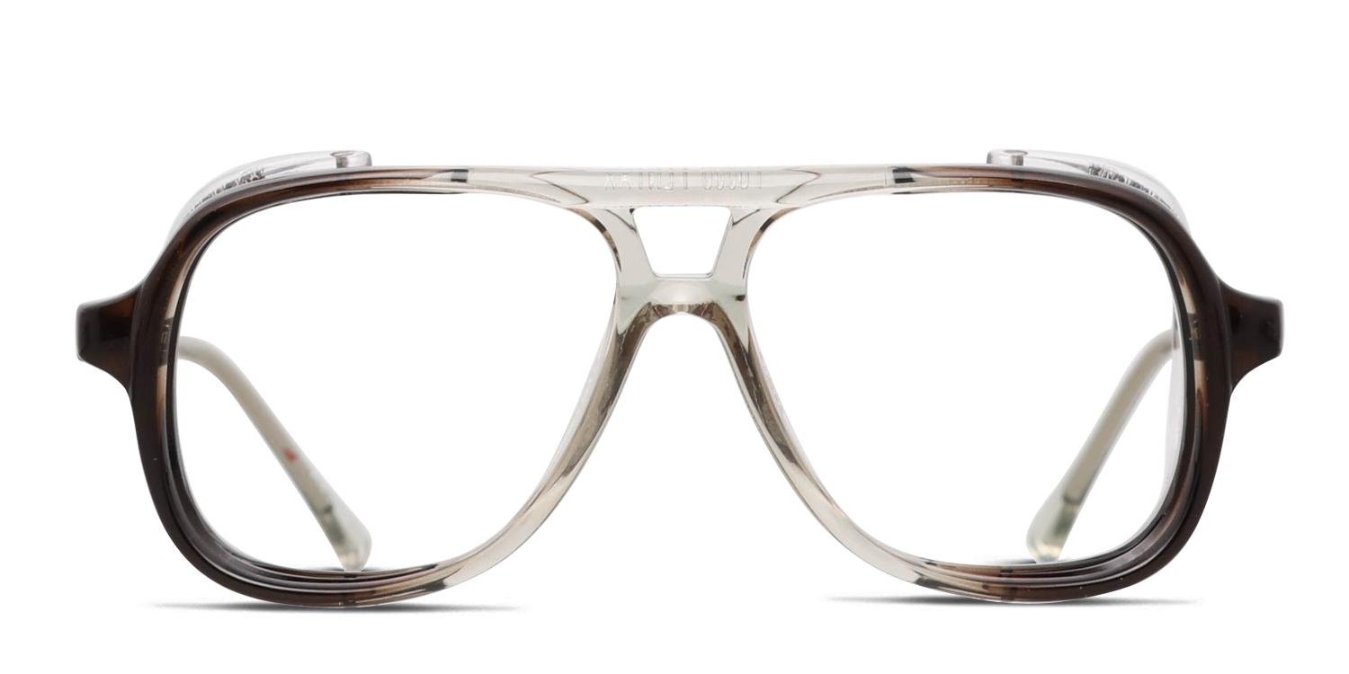 Pentax F6000 w/Breeze Catchers Gray/Clear/Brown Prescription Eyeglasses