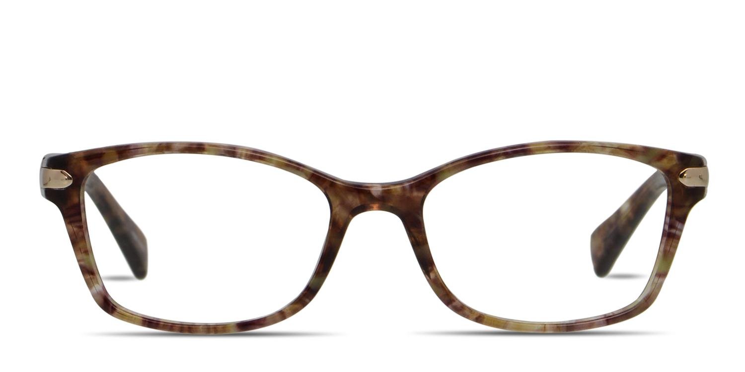 Coach HC6065 Brown w/Pattern Prescription eyeglasses